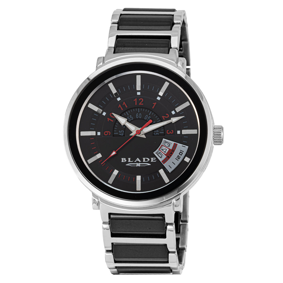 BLADE Men's Stainless Steel & Ceramic Analog Watch - Jazz B...