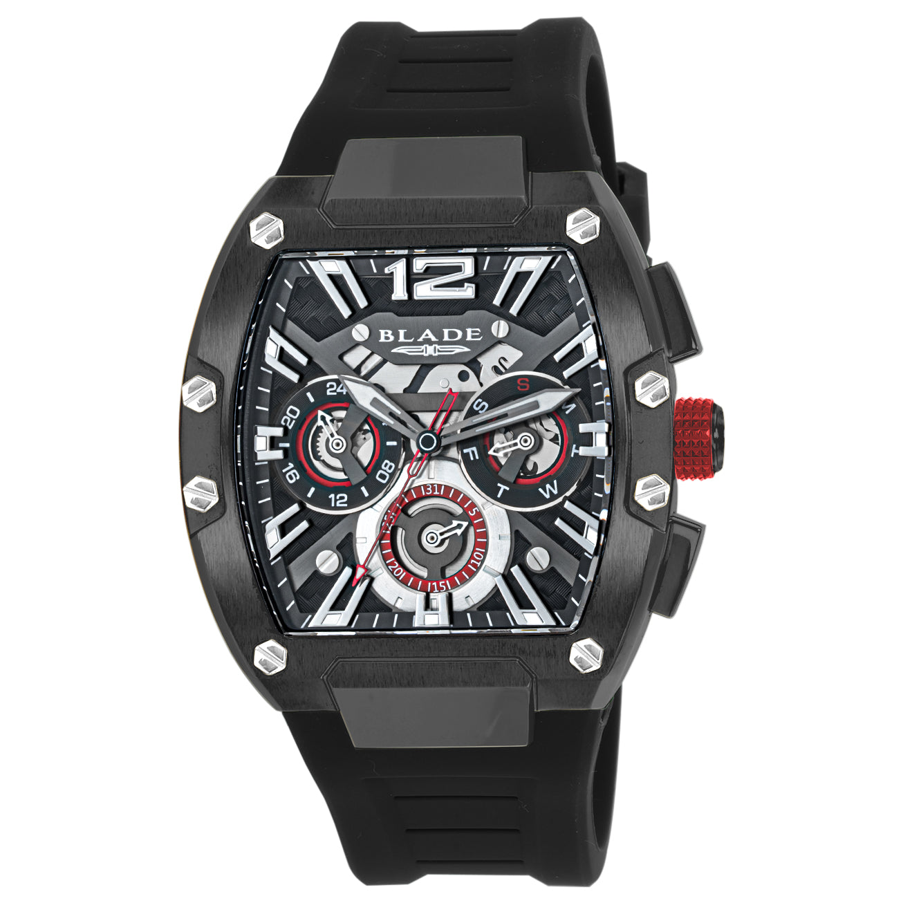 BLADE Magnifique Power 3652G5GEE SS Silicone Multifunction Men's Watch