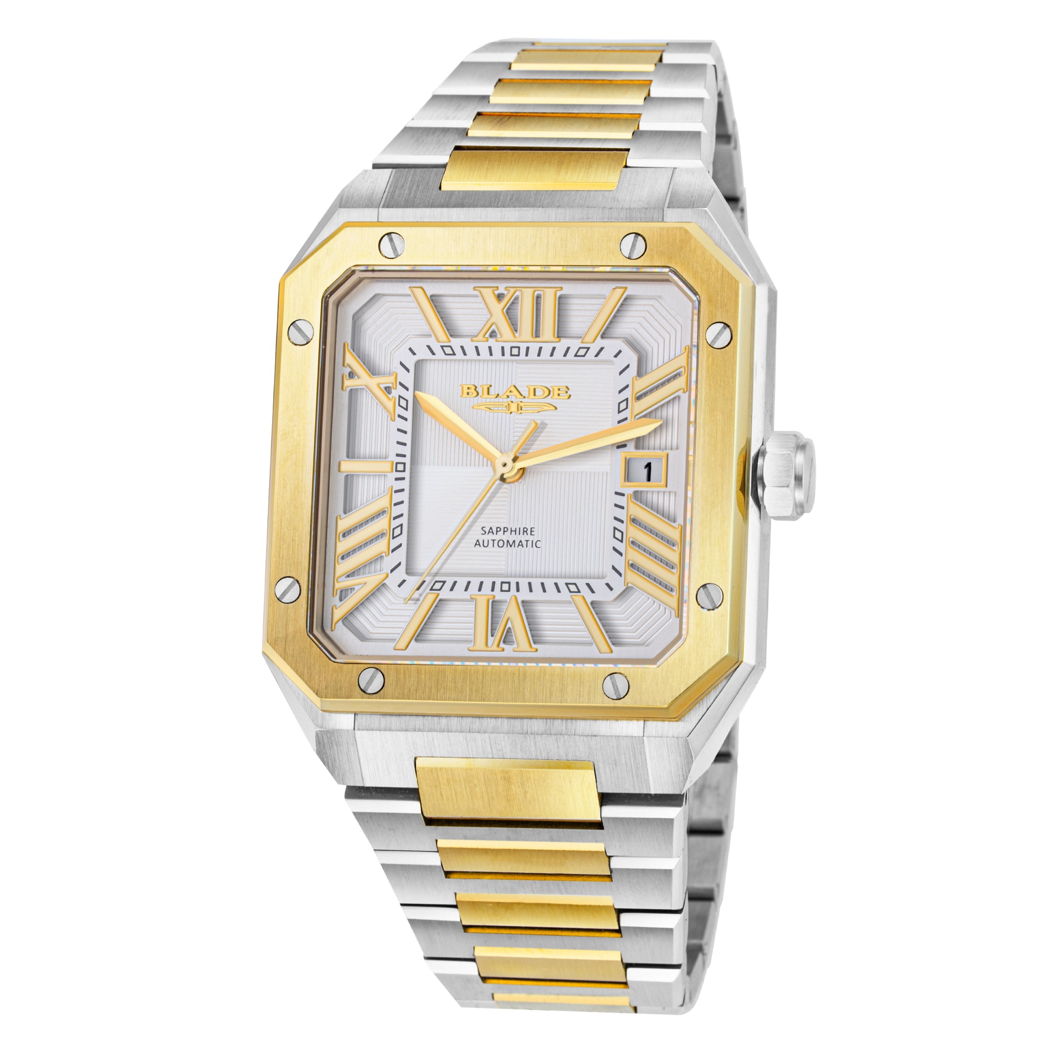 BLADE Magnus SS Automatic 24 Ivory 3655G2TST SS Calendar Men's Watch