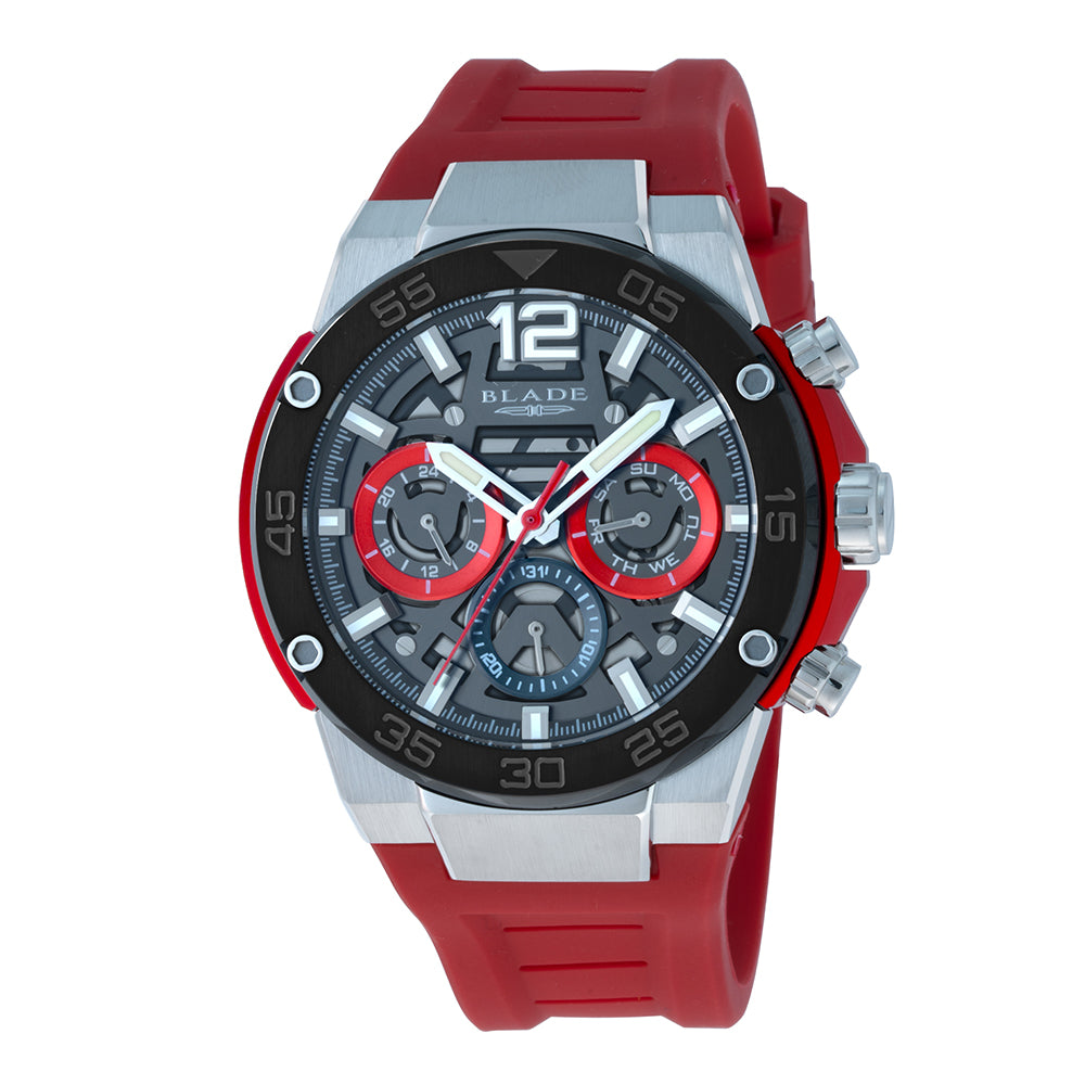 BLADE Magnifique Power 3652G5GEE SS Silicone Multifunction Men's Watch