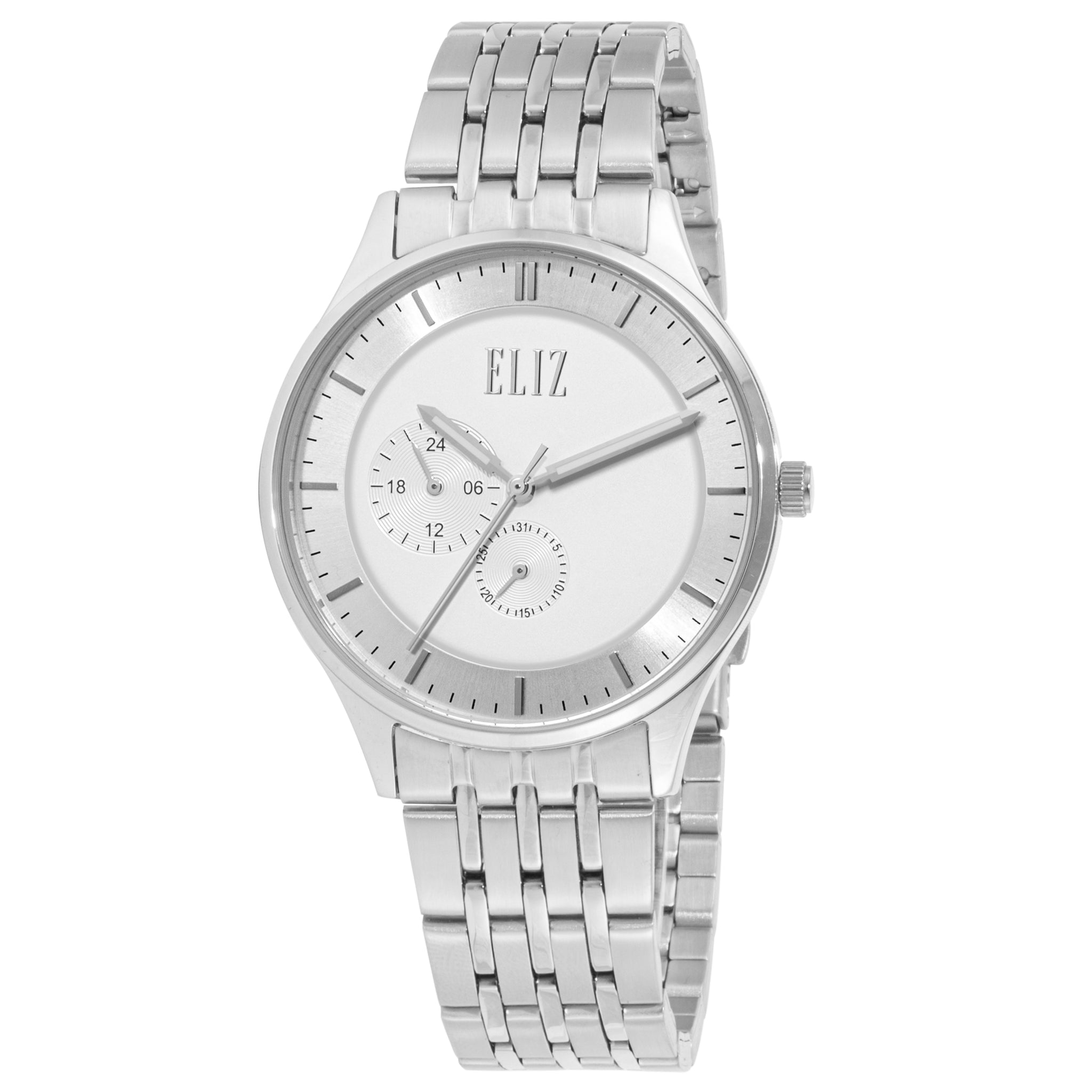 ELIZ ES8811G2SSS SS Case & Band Multifunction Men's Watch
